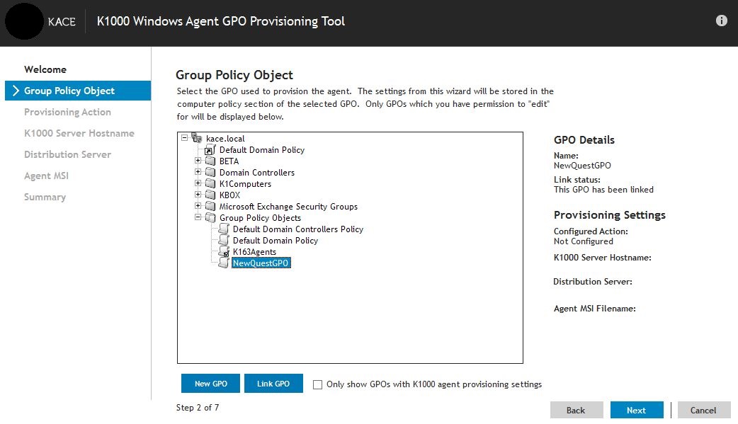 Group Policy Object (GPO) Provisioning Wizard Tool step-by-step (4301013)